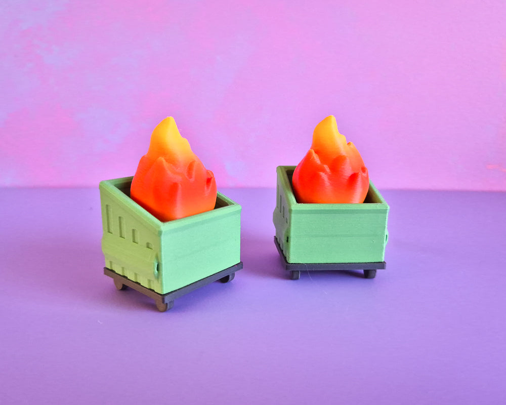 Dumpster Fire Clicker [Classic] – Friend Shaped