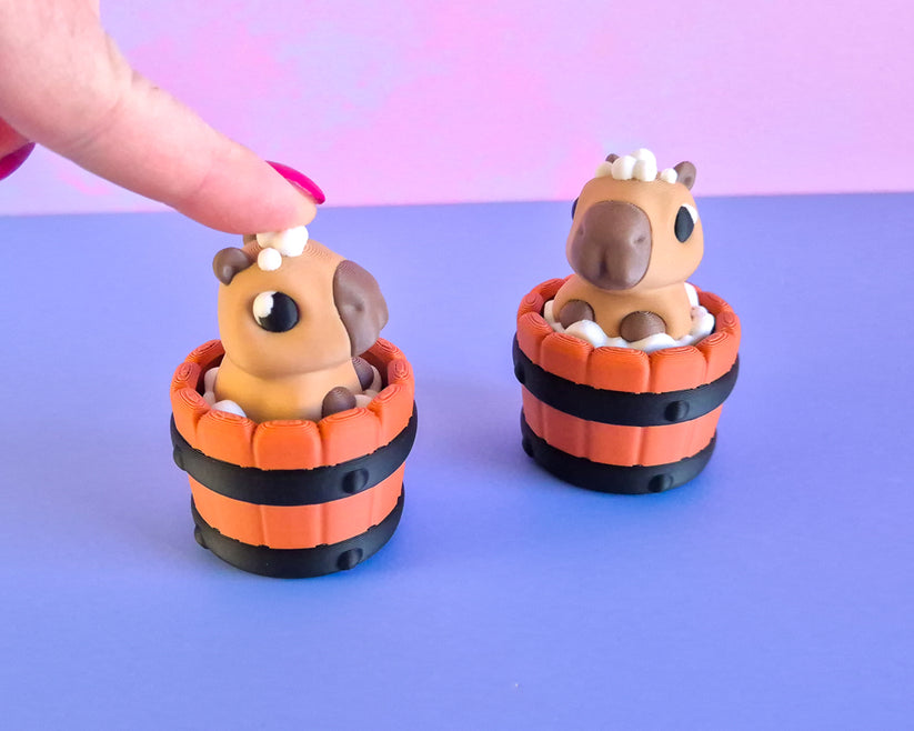 Capybara in a Tub Clicker – Friend Shaped