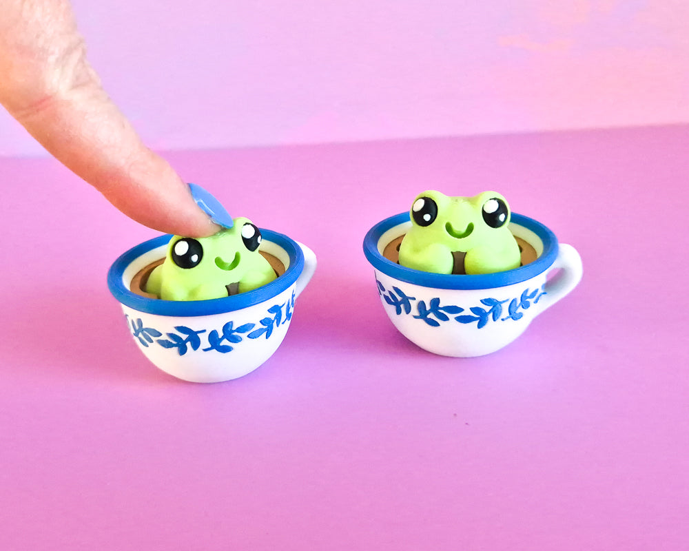 Frog [in a Teacup] Clicker – Friend Shaped