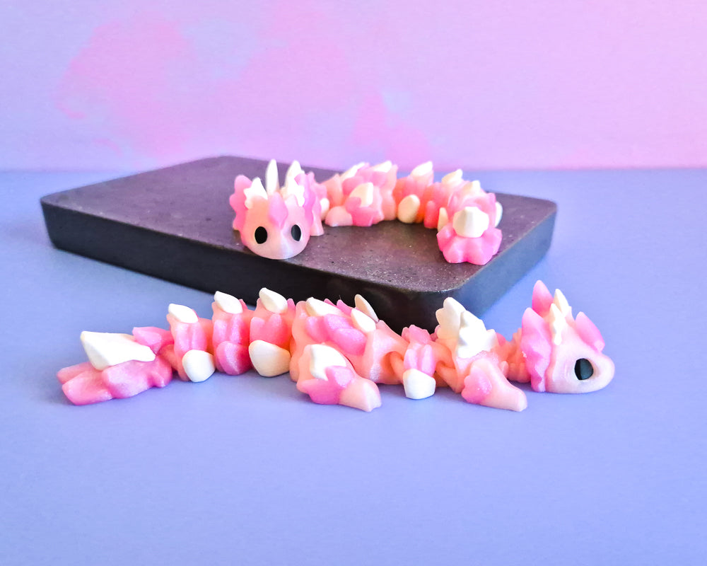 Small Rocky Dragon [Powder Pink] – Friend Shaped